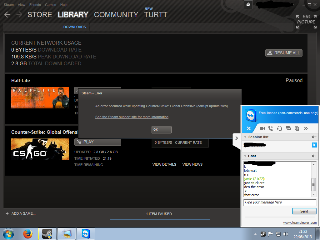 I FIXED A PROBLEM WITH "Corrupt update files" CS:GO :: Help and Tips
