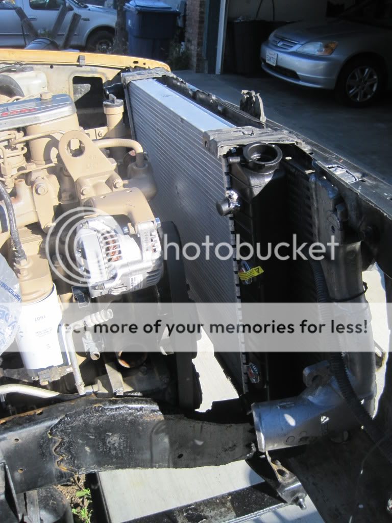 6.2 diesel radiator to 454 radiator for 6bt | Cummins 4BT & Diesel ...